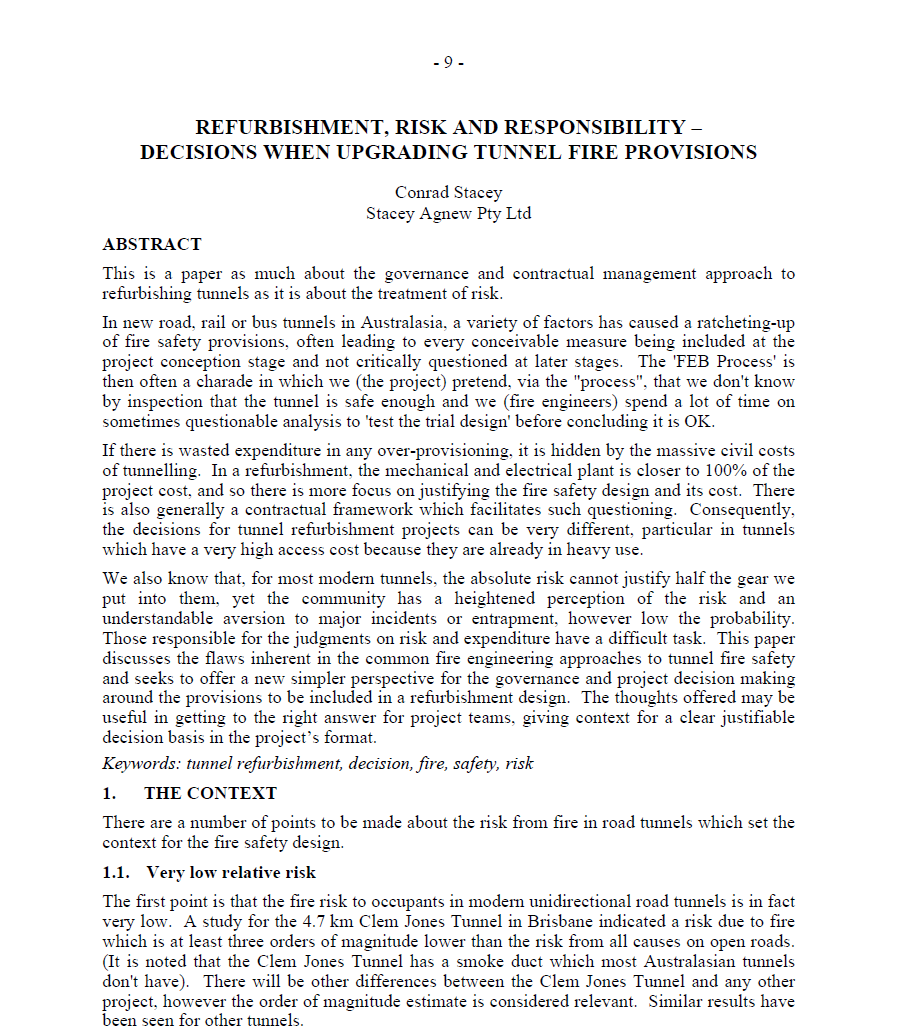 Refurbishment, risk and responsibility – Decisions when upgrading ...