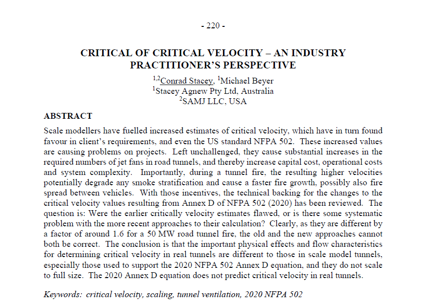 Critical of critical velocity – An industry practitioner’s perspective ...